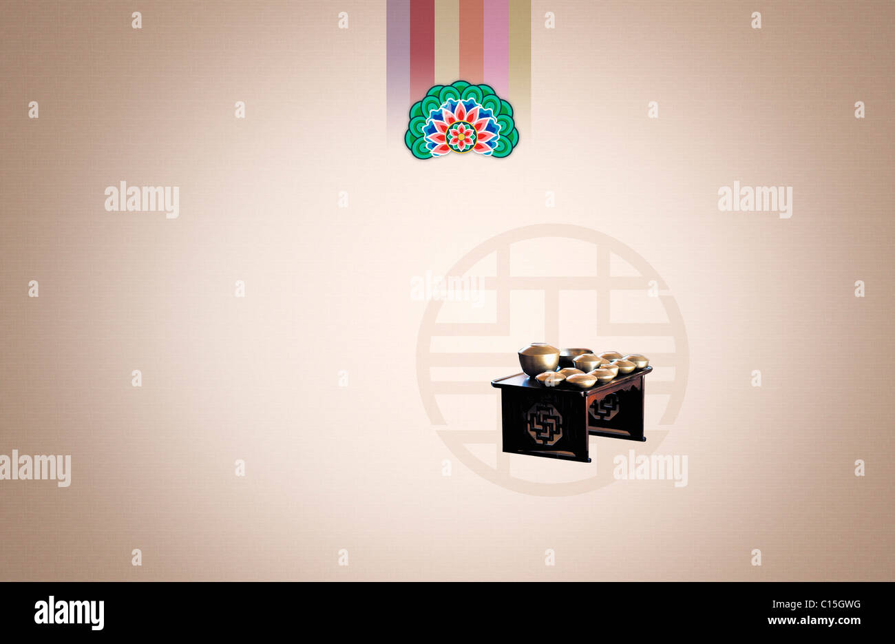 Korean traditional mood background Stock Photo - Alamy