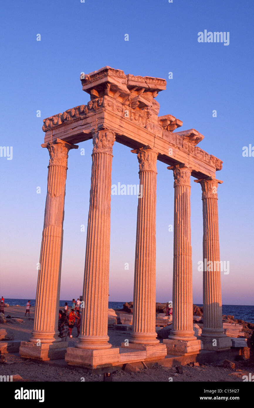 Temple of Apollo, Side, Turkish Riviera, Turkey Stock Photo - Alamy