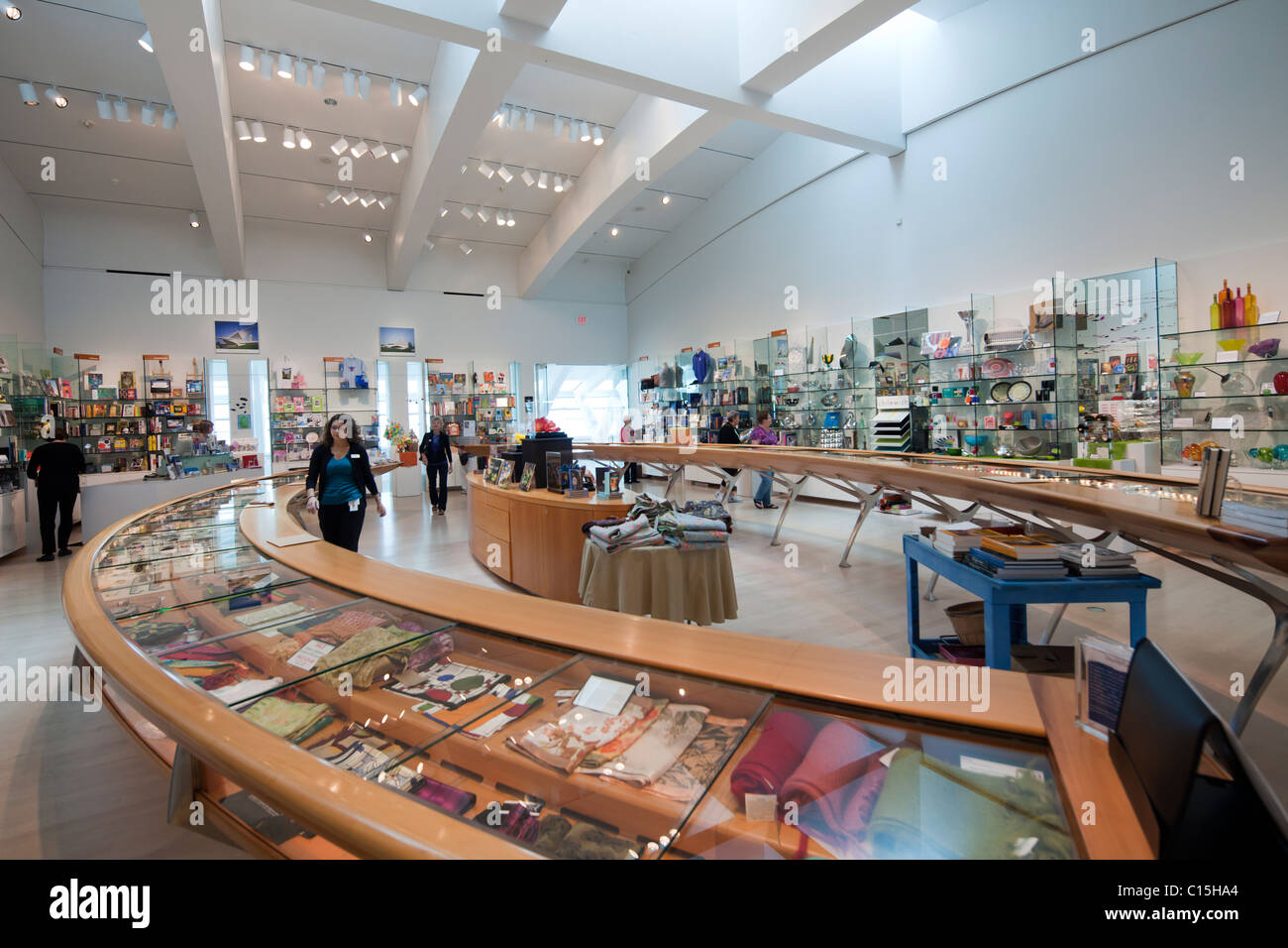 Museum Store, Quadracci Pavilion, designed by Santiago Calatrava ...