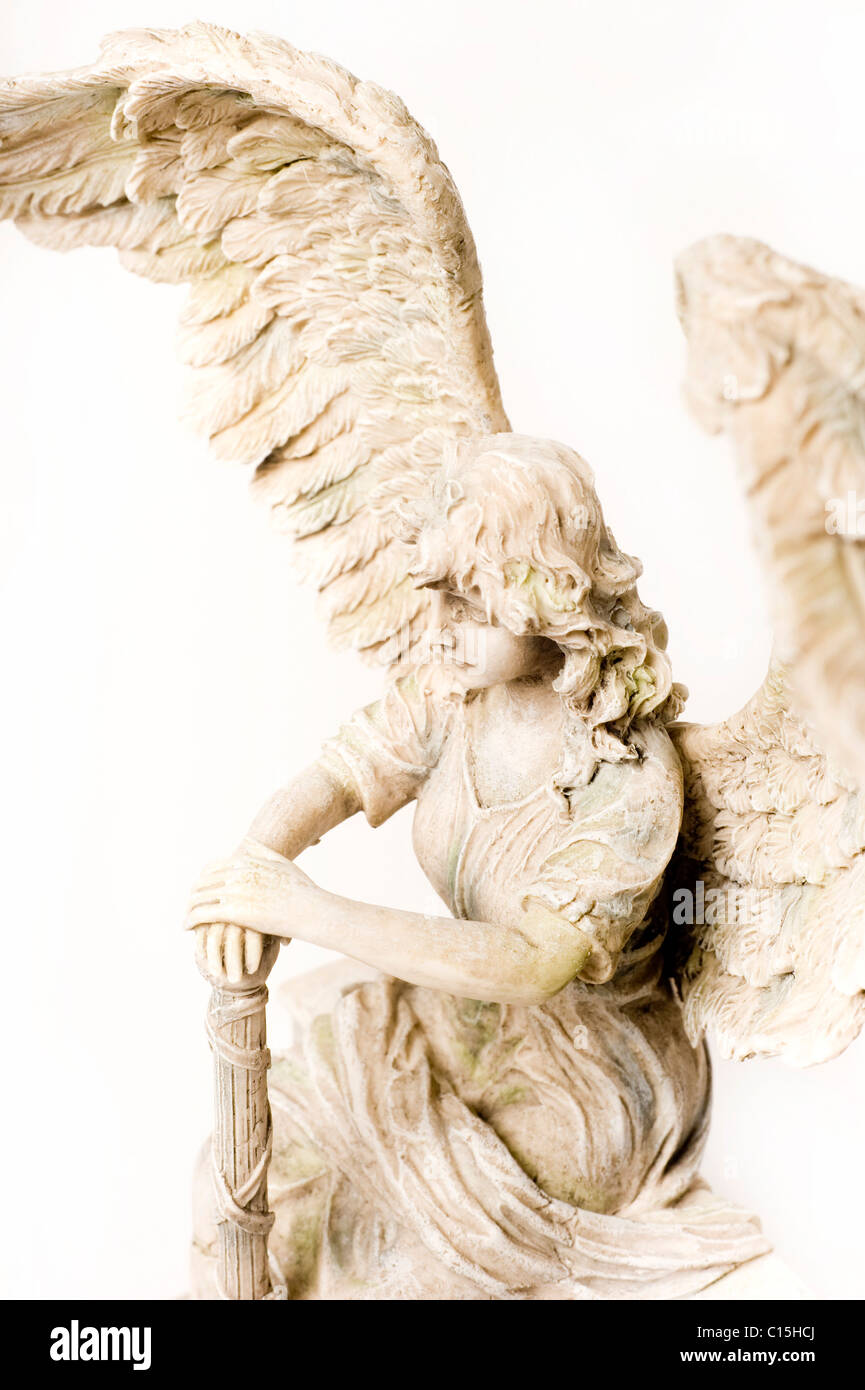 angel statue isolated Stock Photo - Alamy