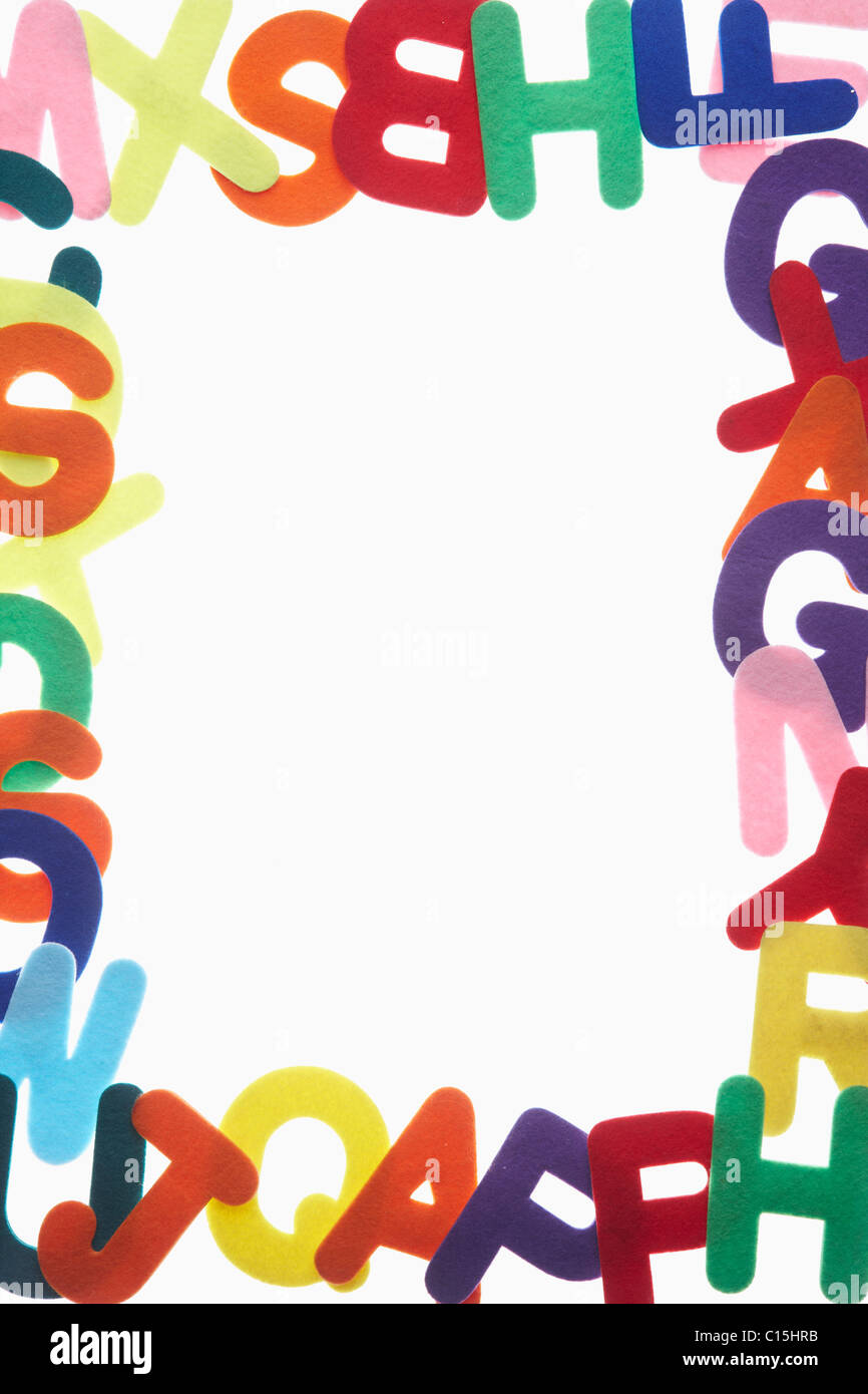 alphabets arranged in rectangle shape Stock Photo - Alamy