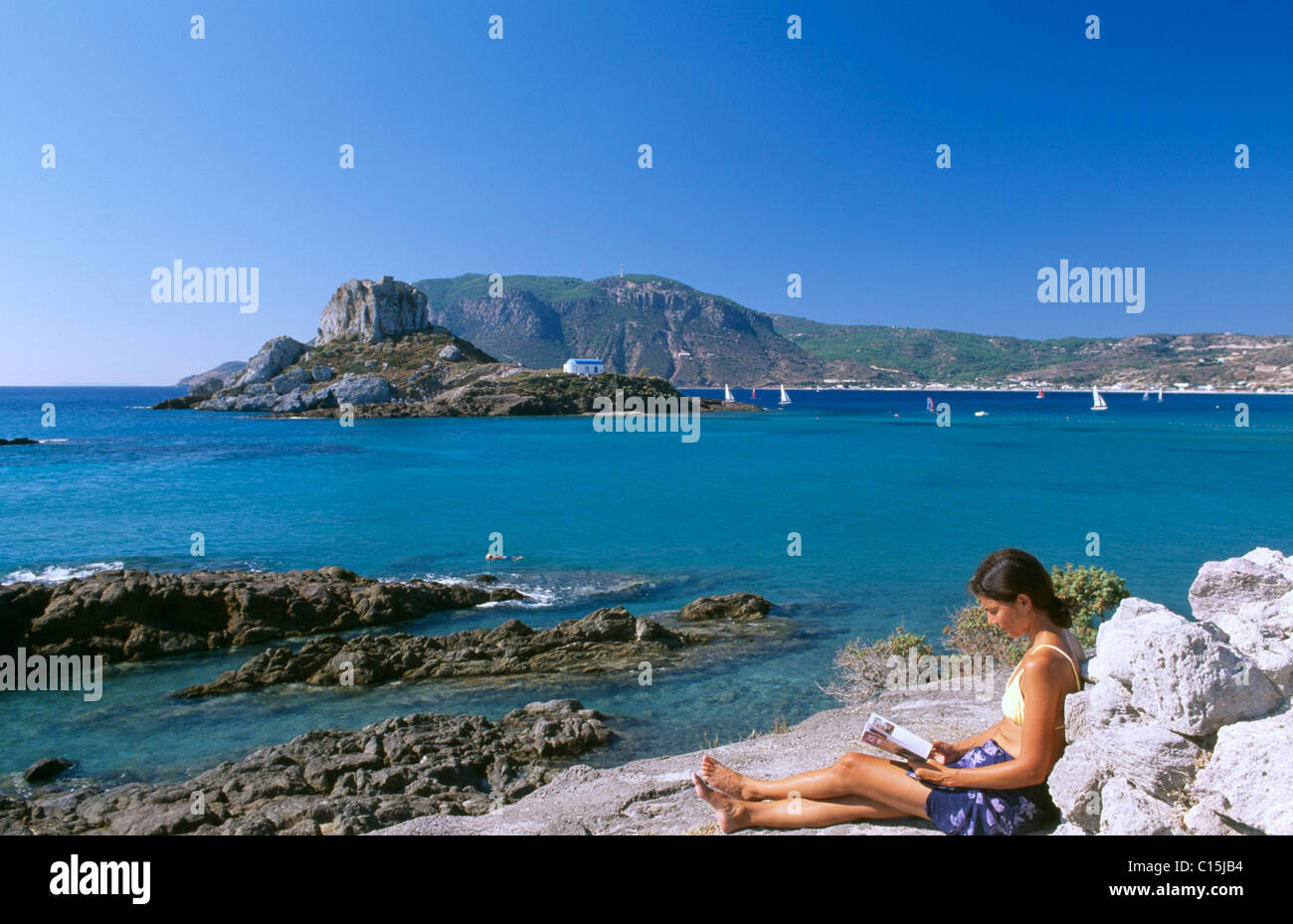 Kos woman greek islands hi-res stock photography and images - Alamy
