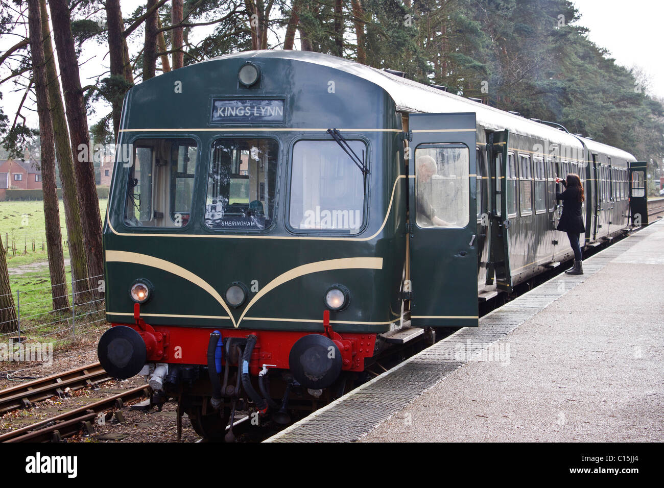 The famous "Poppy Line" situated in "North Norfolk" UK Stock Photo - Alamy