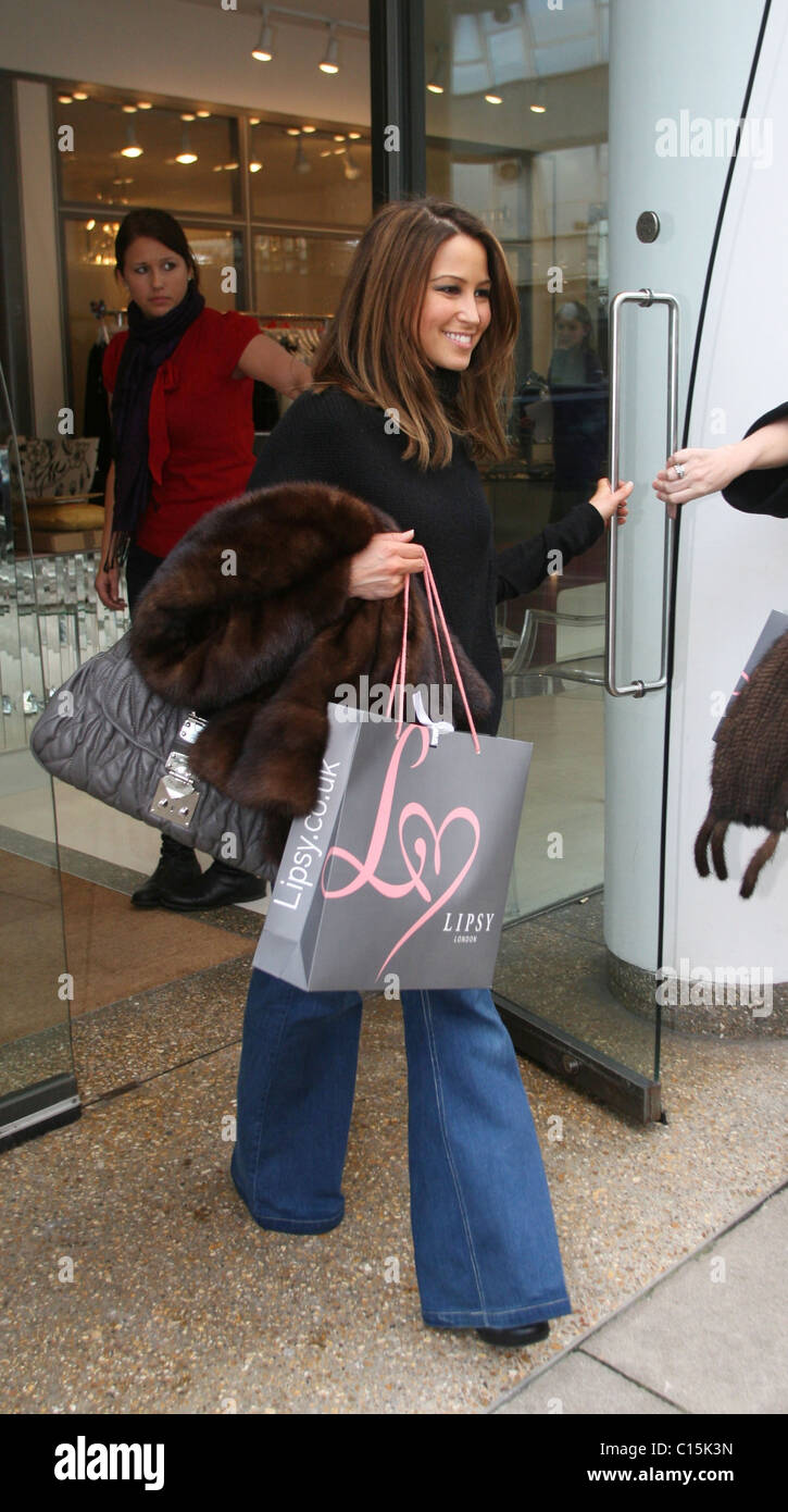 Rachel Stevens shopping at Lipsy ahead of the London leg of the ...