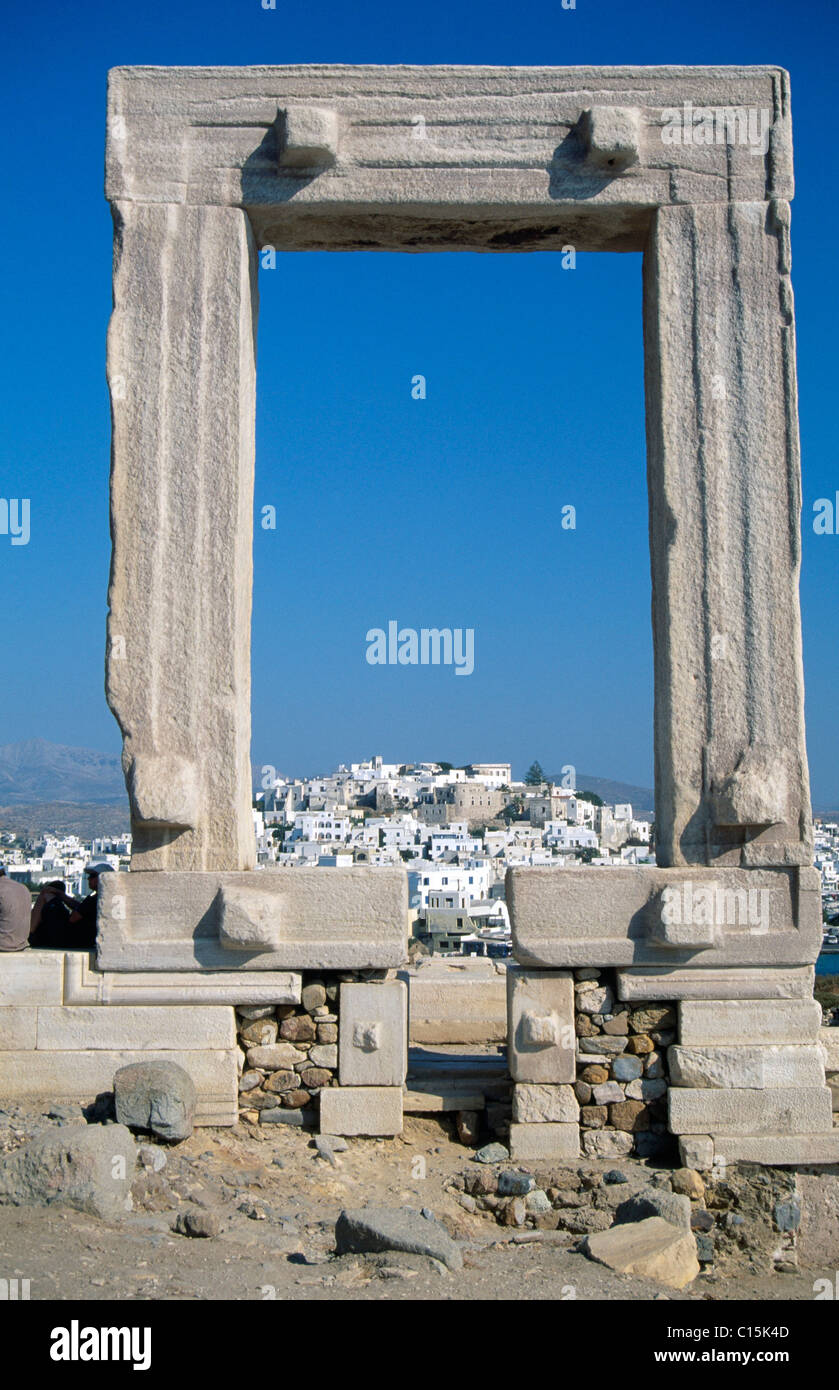 Temple of Apollo, Naxos, Cyclades Islands, Greece Stock Photo - Alamy
