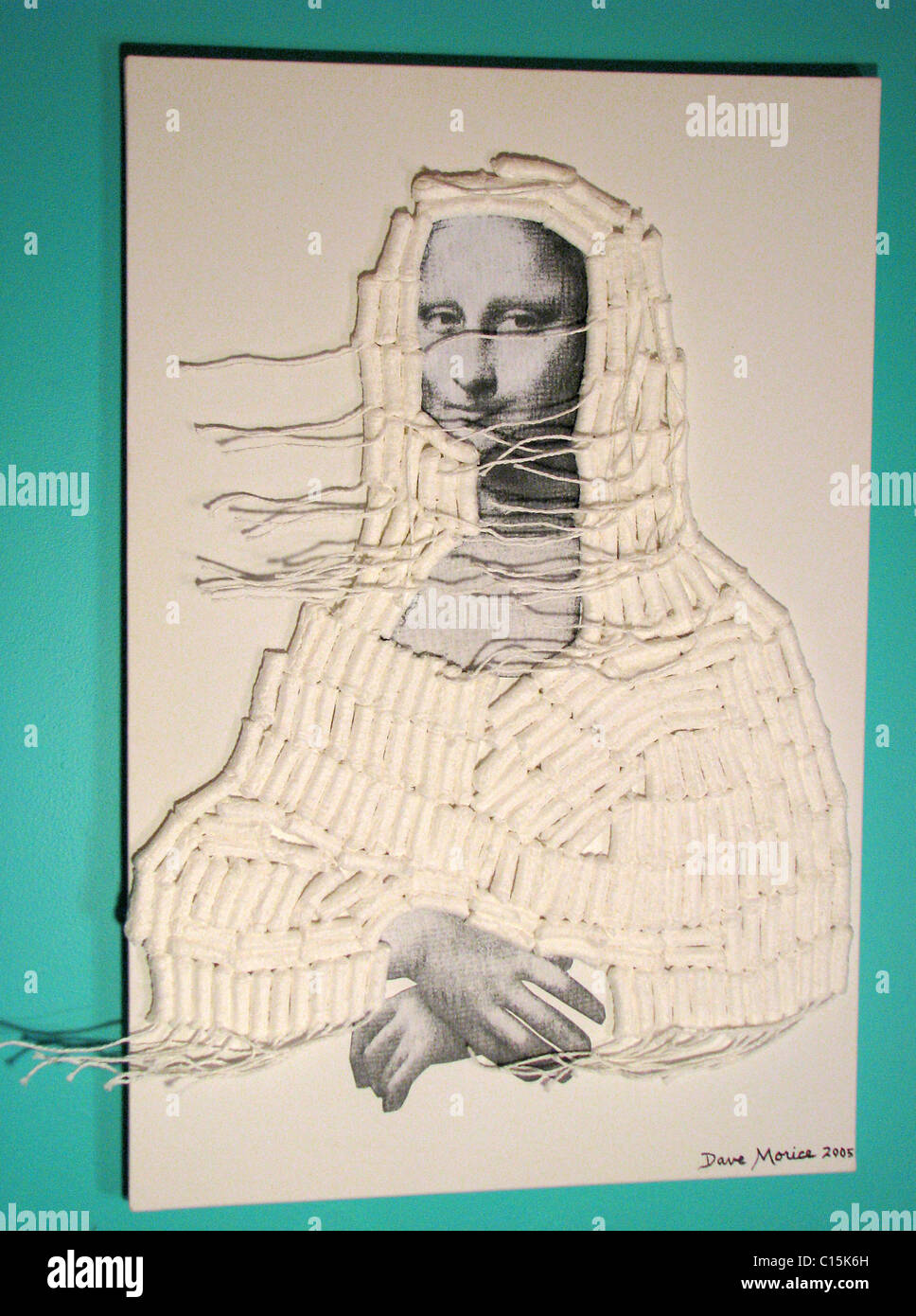 TAMPON MONA LISA Artist Dave Morice has recreated Leonardo Da Vinci's ...