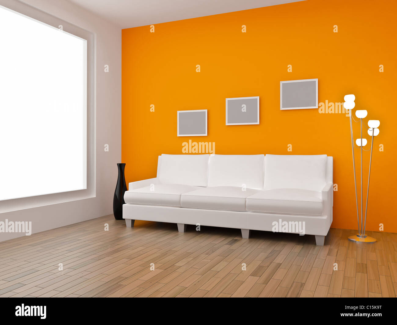 3d render home Interior. High resolution image. Apartments in a modern ...