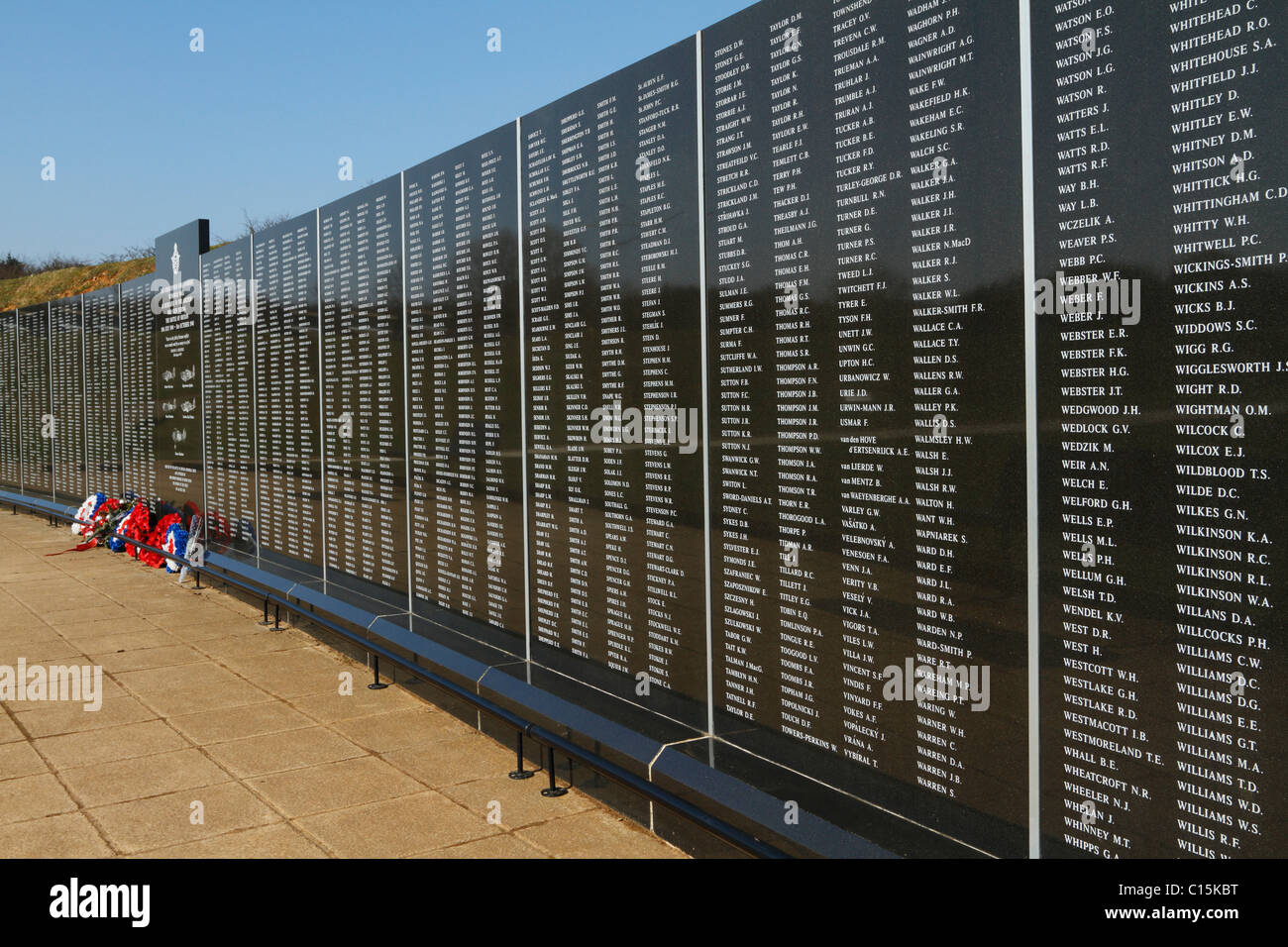 The Battle of Britain memorial at Capel le Ferne in Kent Stock Photo ...