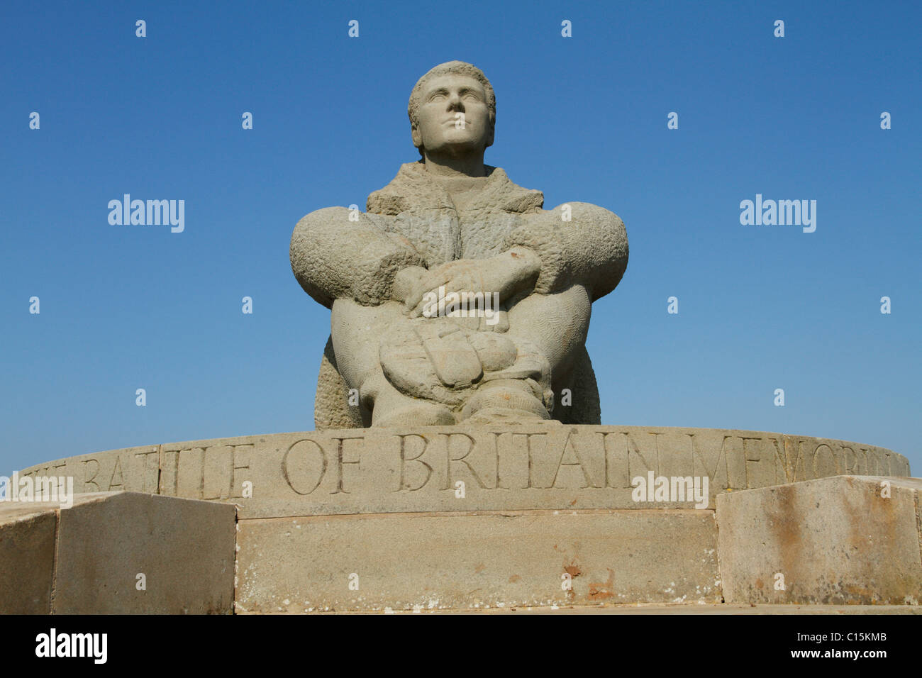 The Battle of Britain memorial at Capel le Ferne in Kent Stock Photo ...