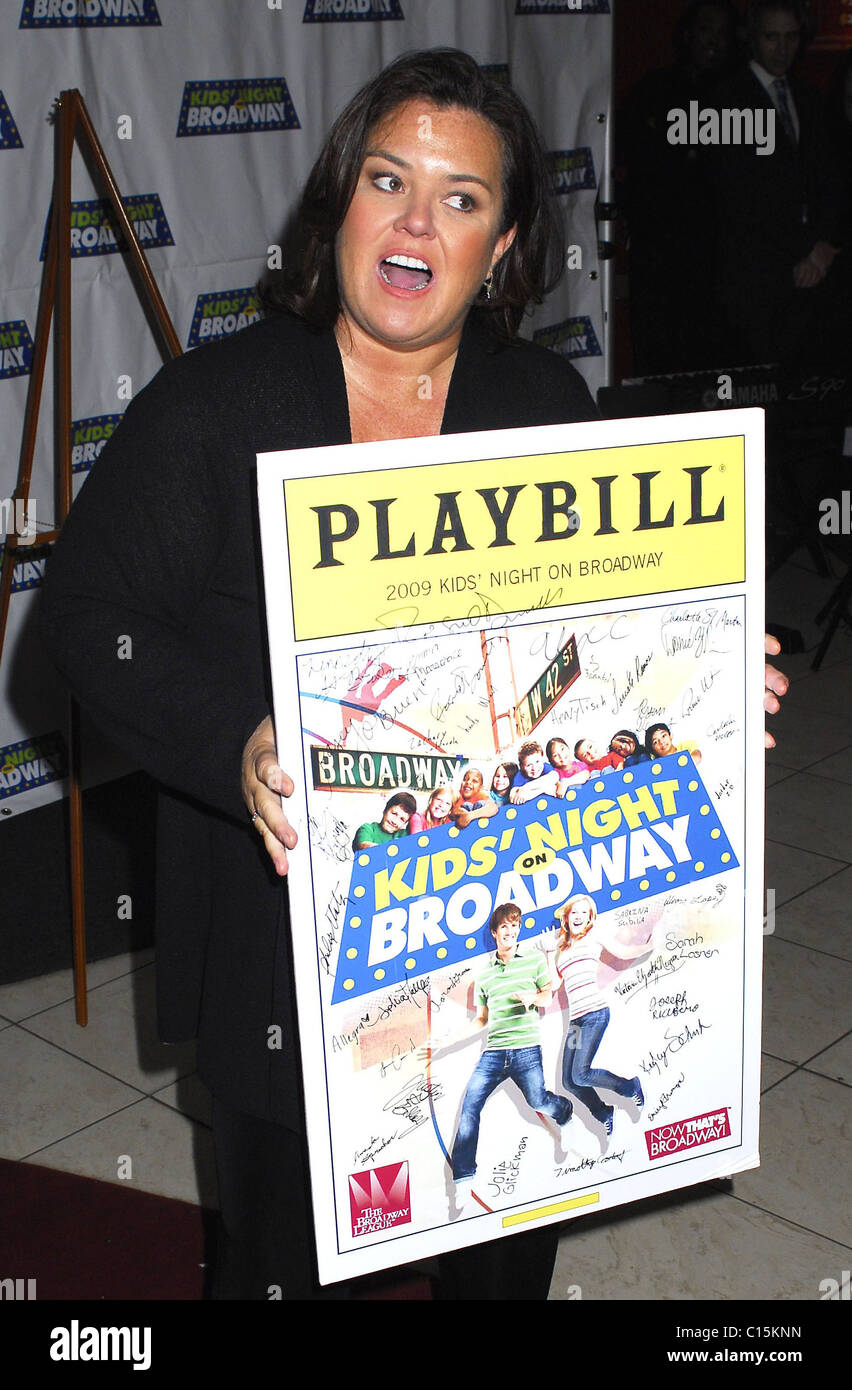 Rosie O'Donnell launches the 13th Annual Kids Night on Broadway at ...