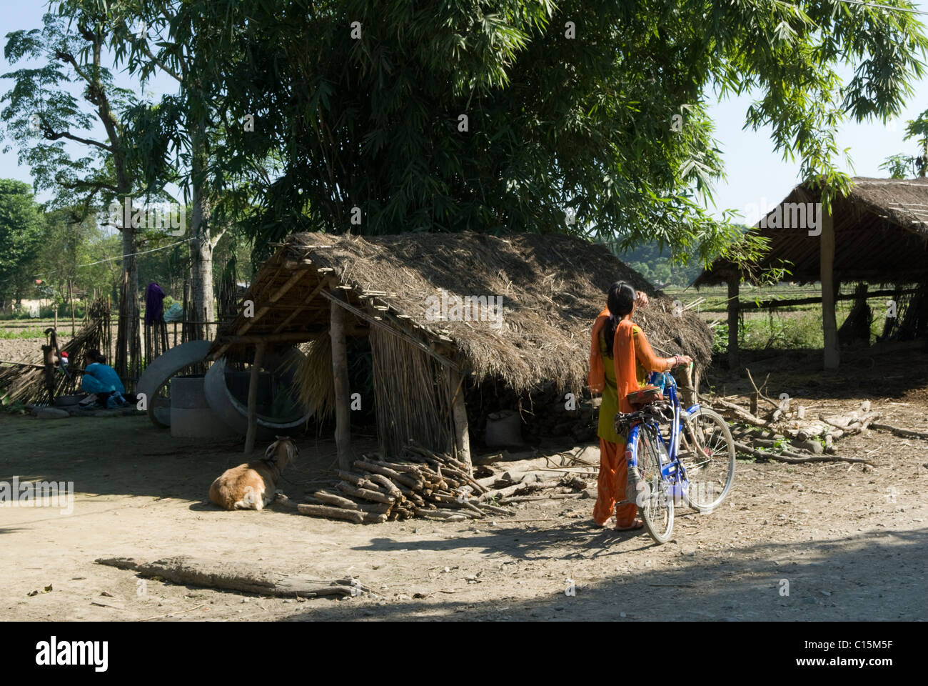 Tharu hi-res stock photography and images - Alamy