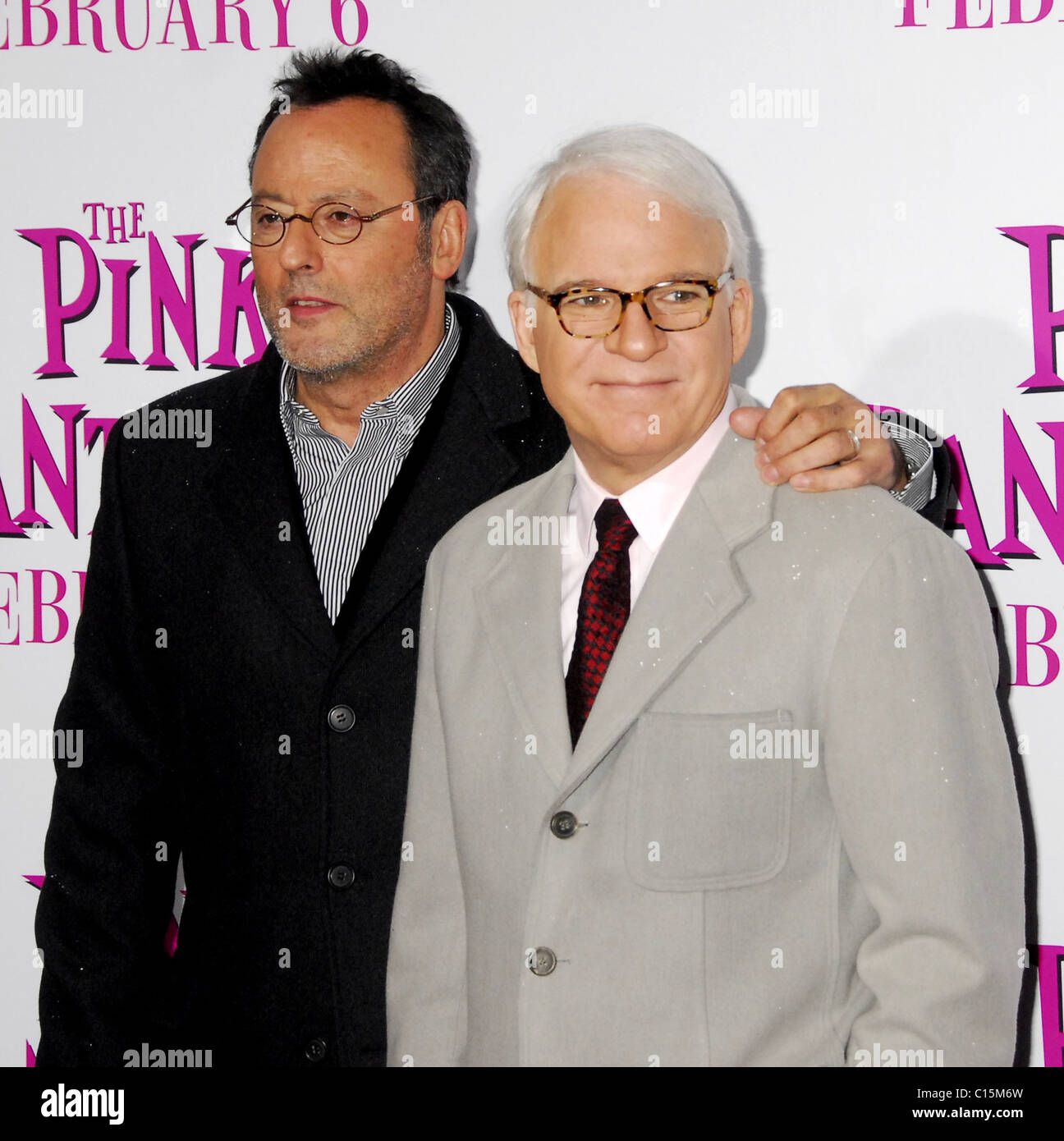 Jean Reno and Steve Martin New York Premiere of 'The Pink Panther 2' at ...