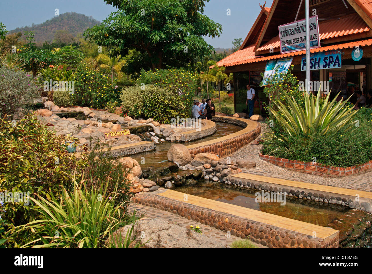 hot springs at Mae ka chan,Chiangmai,Thailand Stock Photo - Alamy