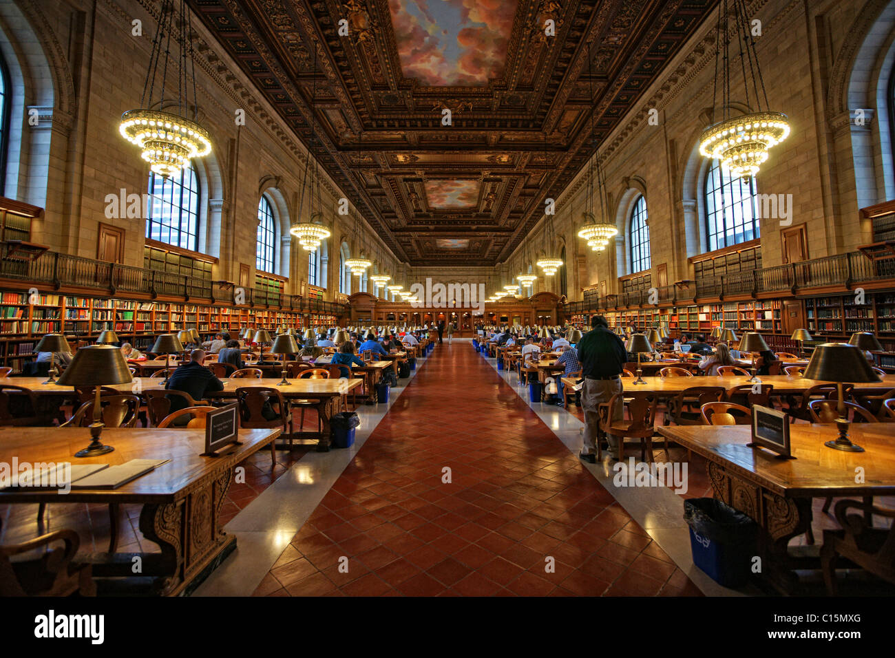 New york public library ceiling hi-res stock photography and images - Alamy