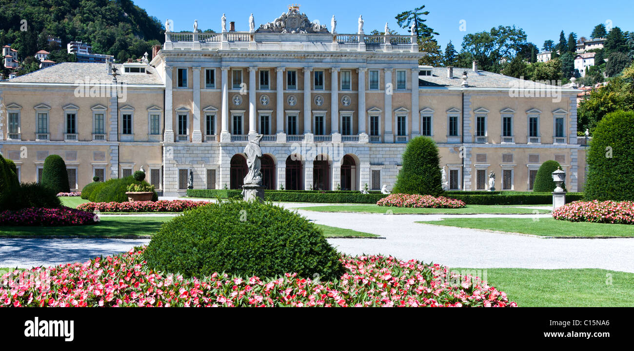 Italy, Como, Villa Olmo in the lakefront Stock Photo - Alamy