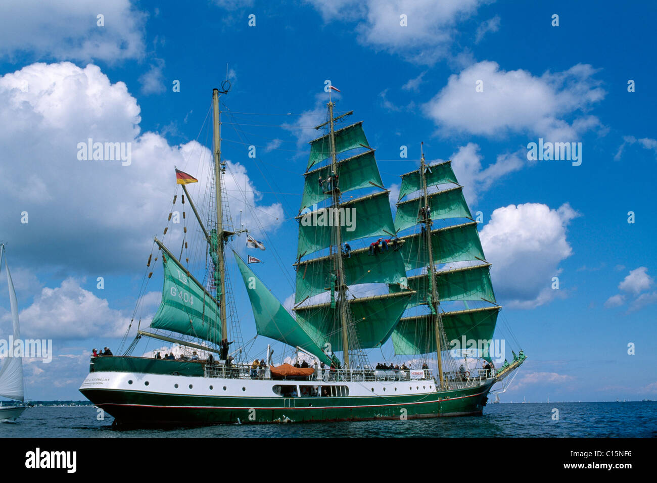 Beck's sailing boat during the Kieler Woche or Kiel Week sailing ...