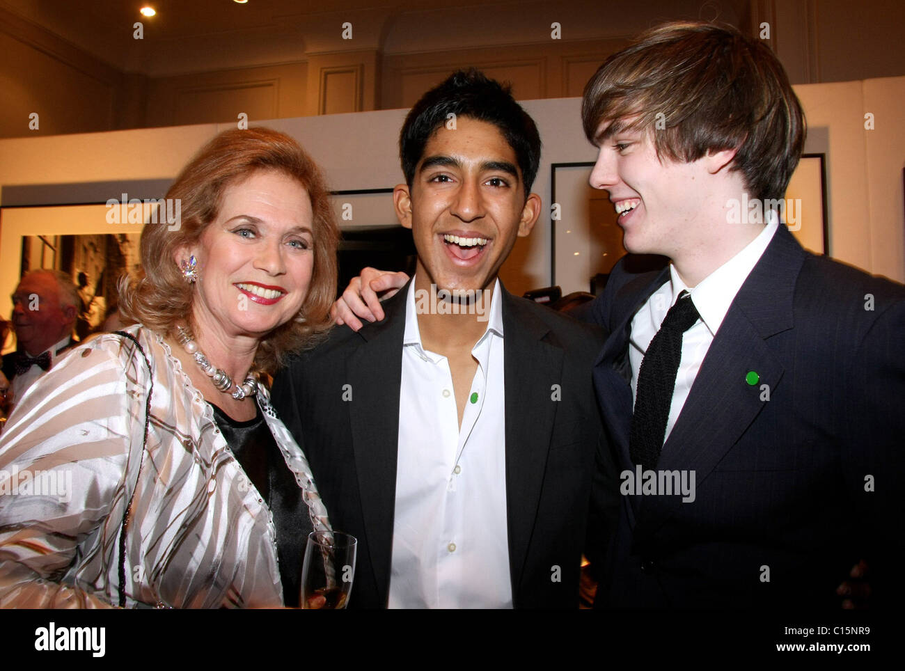 Valerie Leon, Dev Patel and Nick Hoult The London Film Critics' Circle ...