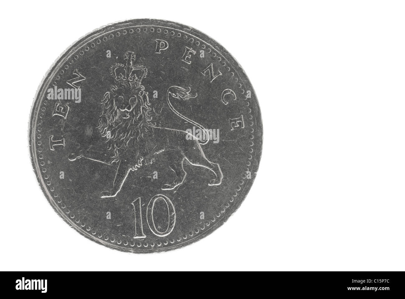10 pence coin hi-res stock photography and images - Alamy