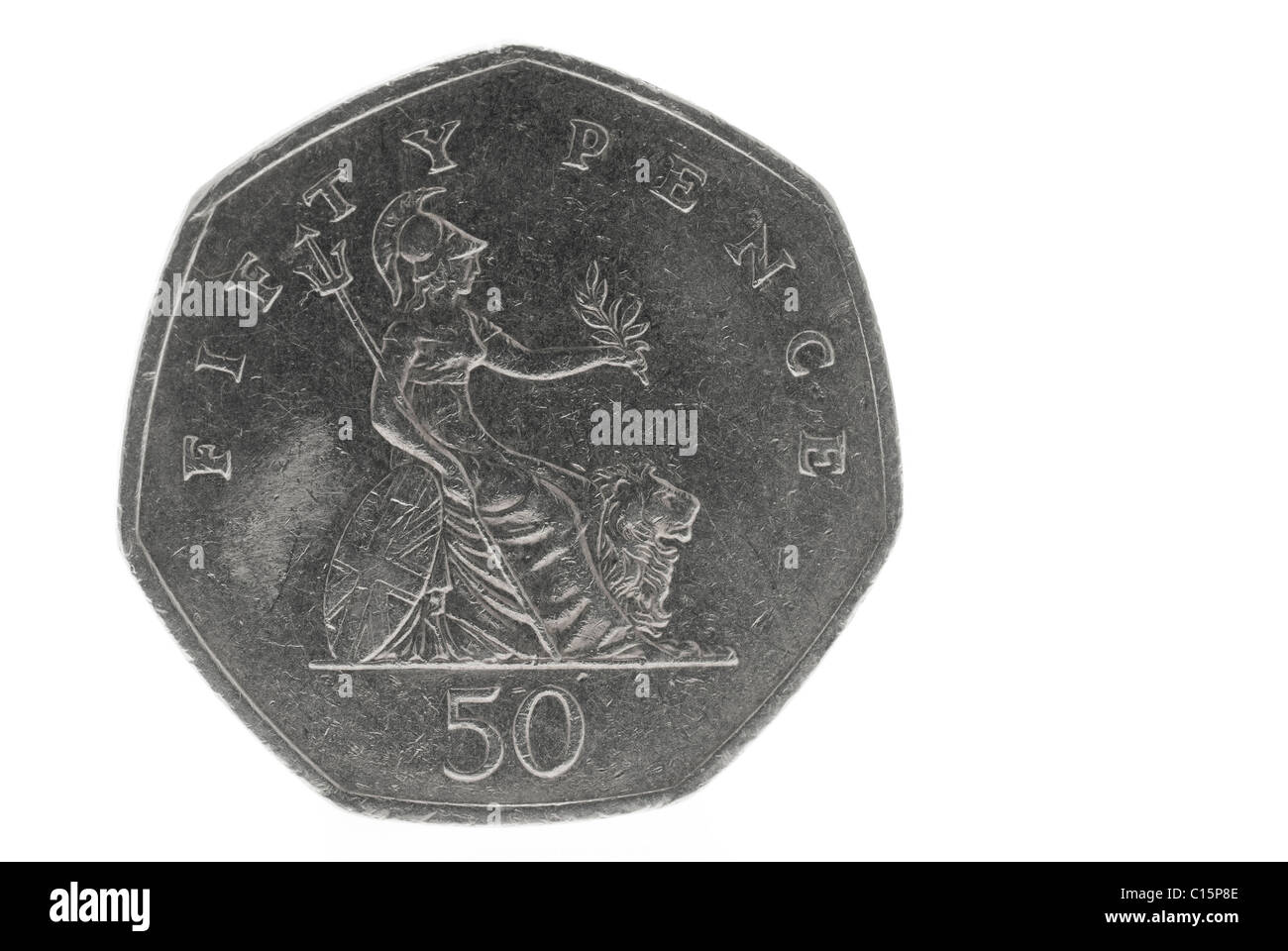 50 pence coin hi-res stock photography and images - Alamy