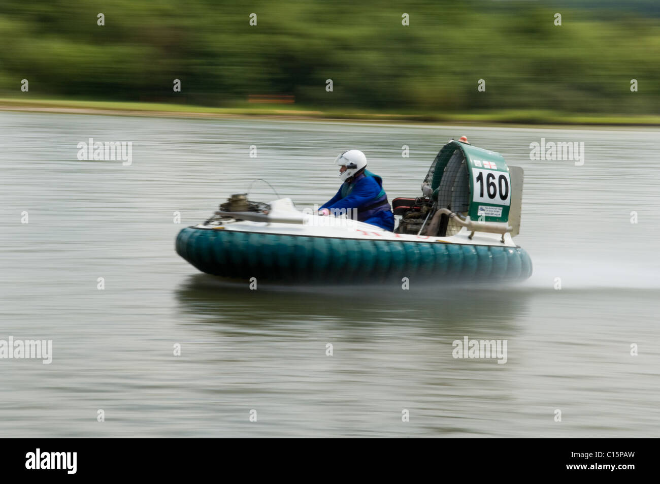Hovercraft racing at Rother Valley Country Park Stock Photo - Alamy