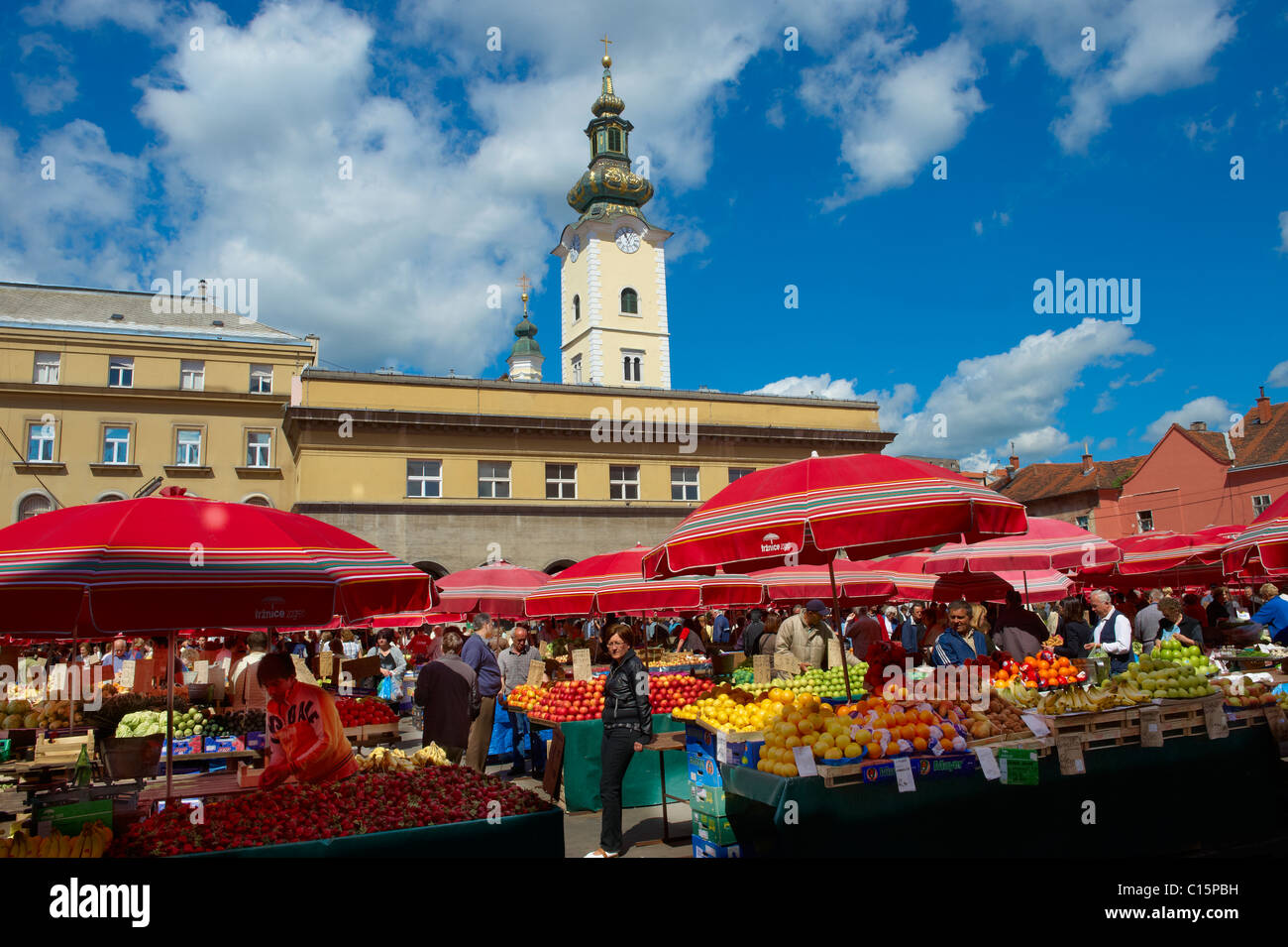 Dolac Fruit & Vegetable Market [ Tržnica Dolac ] , Zagreb, Croatia ...