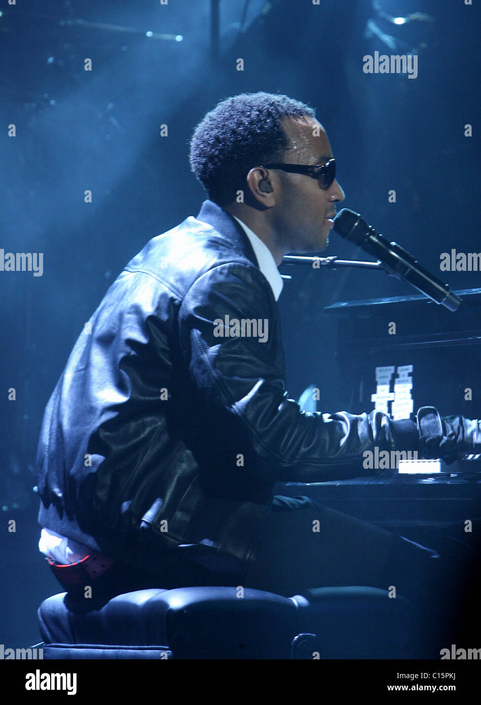 John Legend performing live at Radio City Music Hall. New York City ...