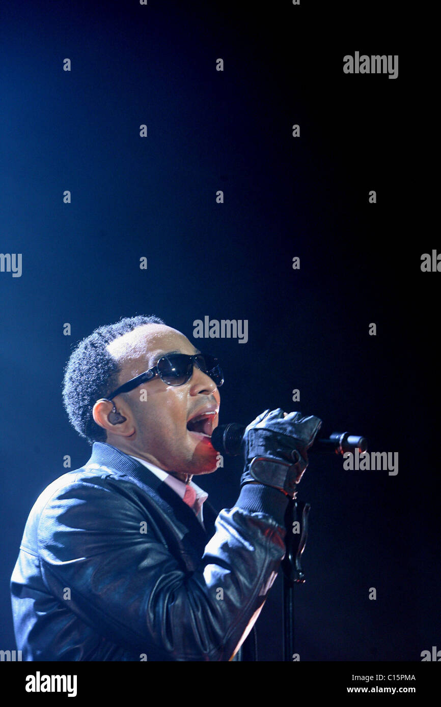 John Legend performing live at Radio City Music Hall. New York City ...