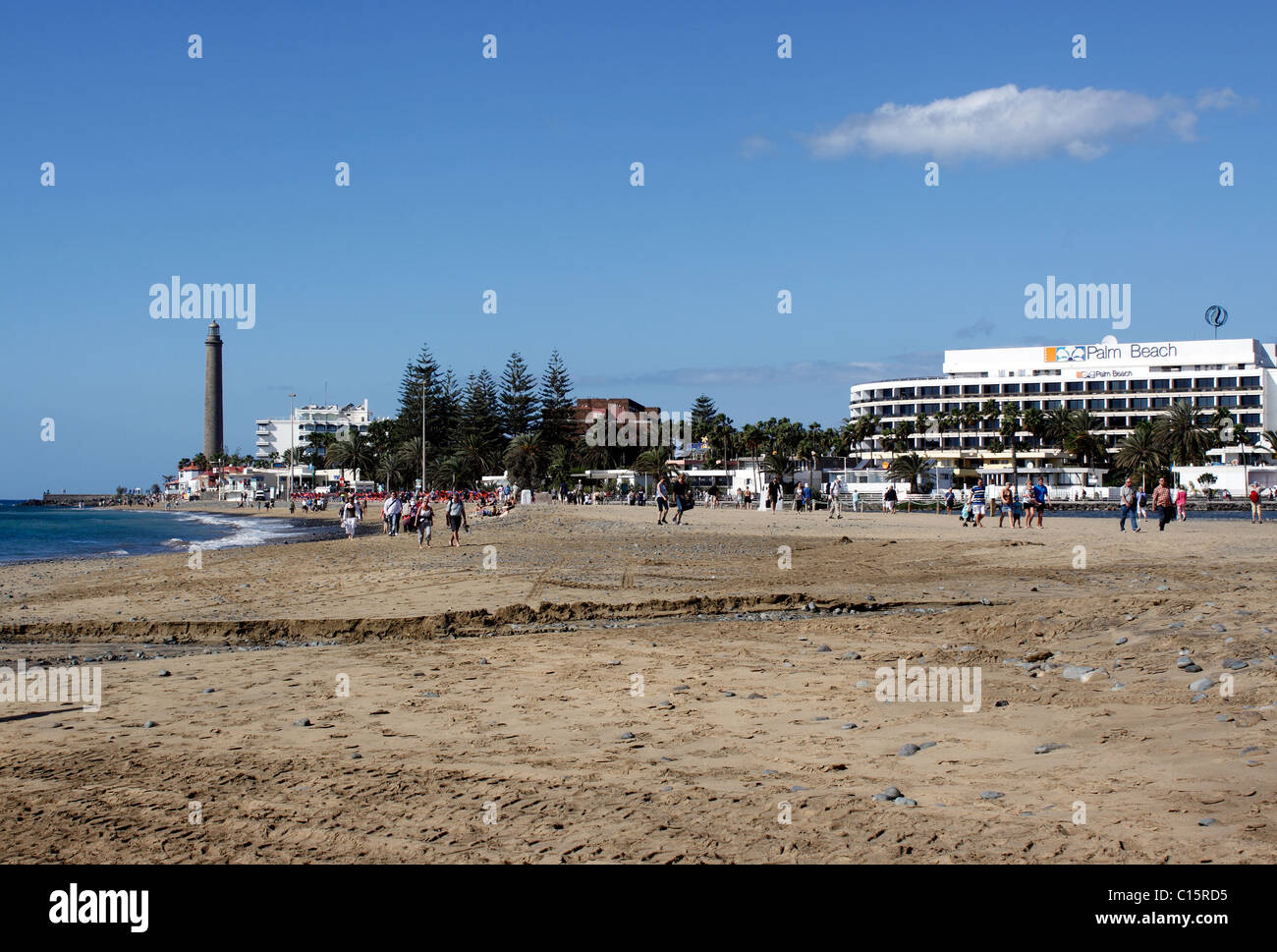 PLAYA DE MASPALOMAS. MASPALOMAS BEACH. GRAN CANARIA Stock Photo - Alamy