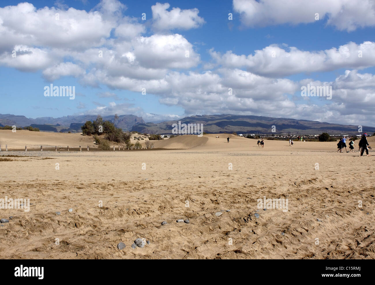 PLAYA DE MASPALOMAS. MASPALOMAS BEACH. GRAN CANARIA Stock Photo - Alamy