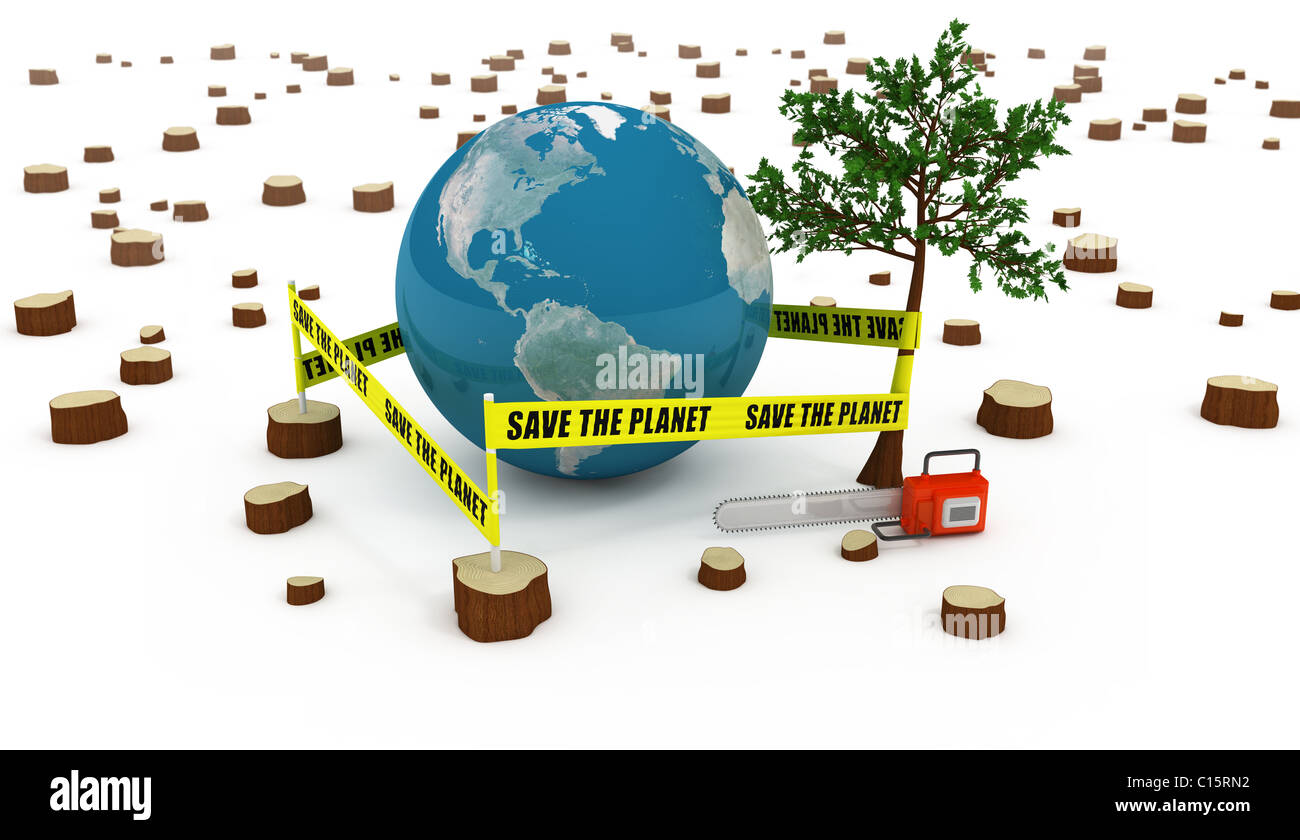 Save the Planet concept Stock Photo - Alamy