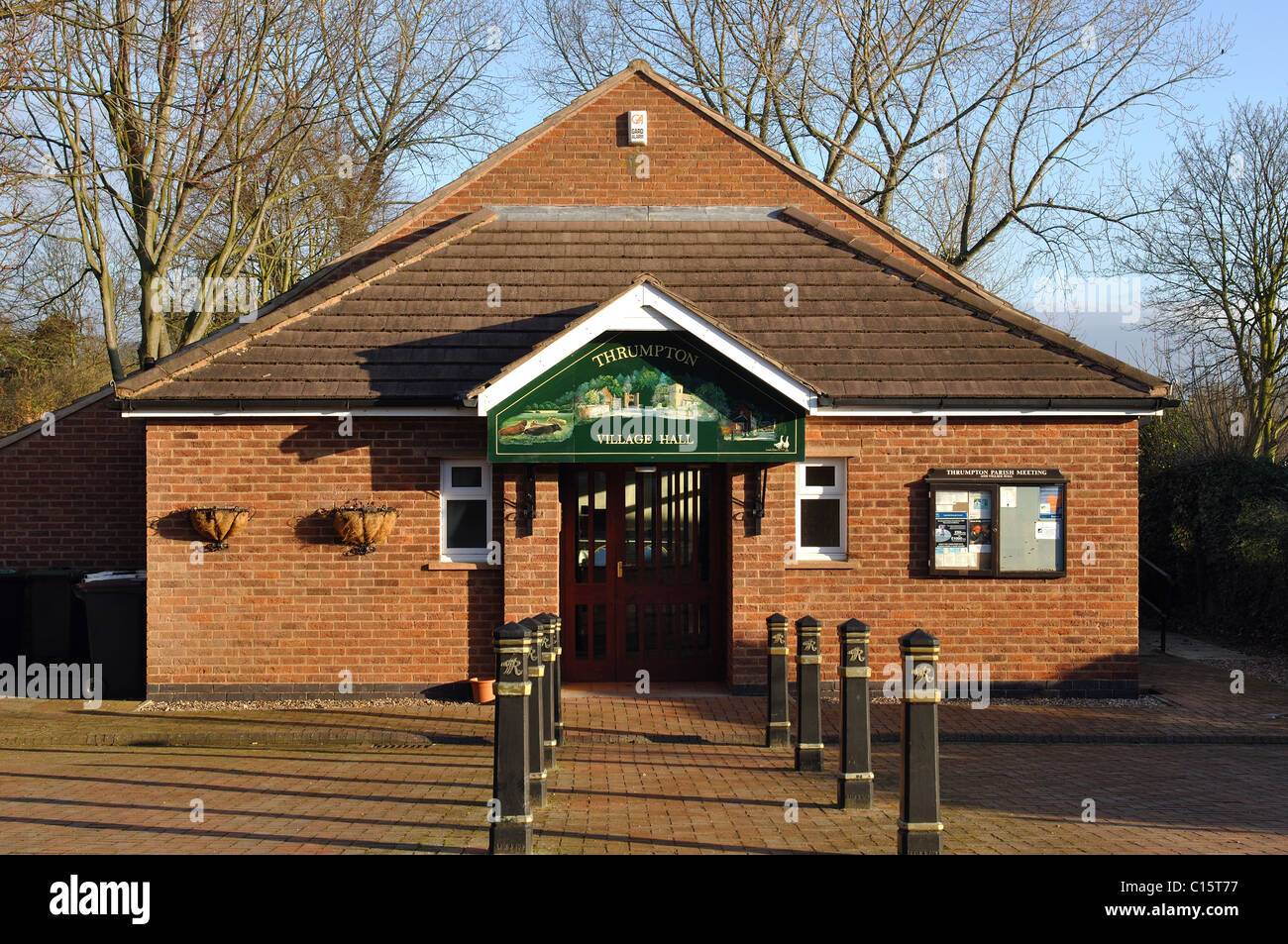 The village hall, Thrumpton, Nottinghamshire, England, UK Stock Photo ...