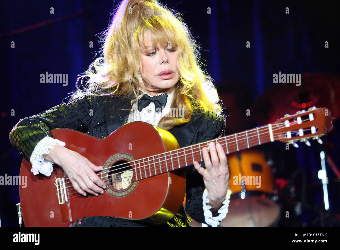 Charo performs at the South Point Hotel and Casino Las Vegas, Nevada ...