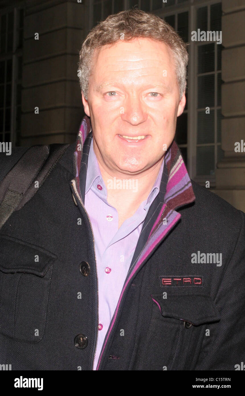 Rory Bremner arrives for the third Ultimate News Quiz held at Bloomberg ...