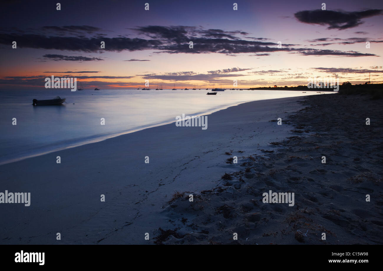 Dunsborough beach at dawn, Western Australia, Australia Stock Photo - Alamy