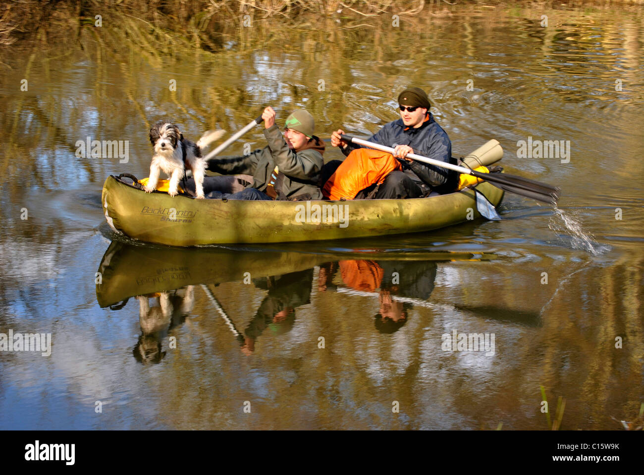 canoers,on norfolk river Stock Photo - Alamy