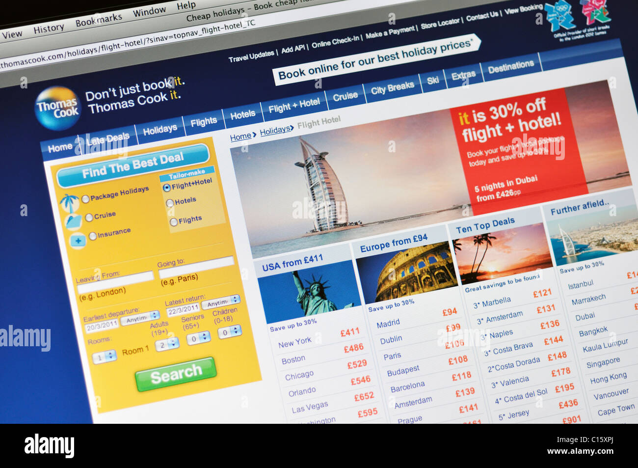 Cook website hi-res stock photography and images - Alamy