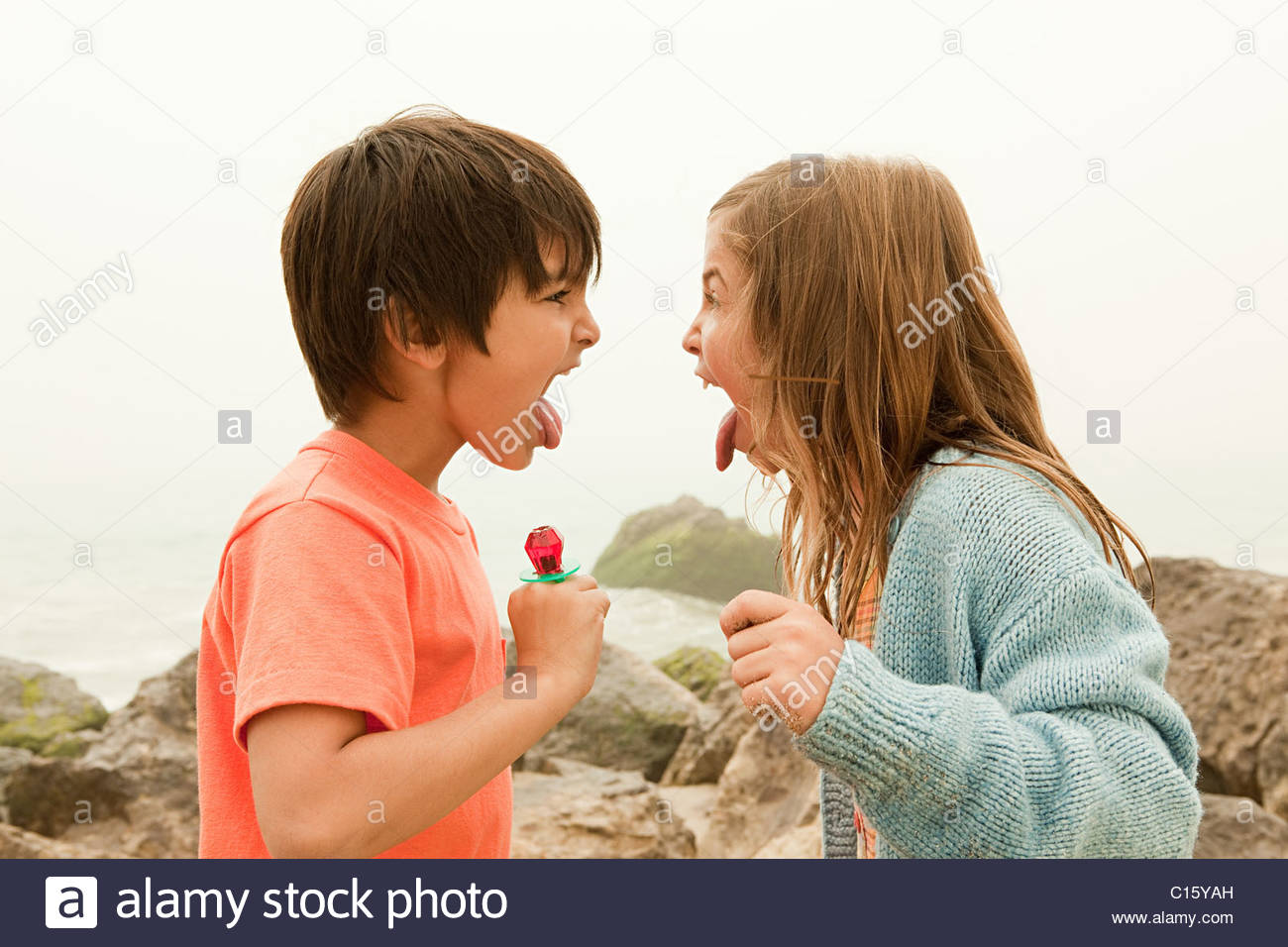 Tongue Sticking Out Side View Stock Photos & Tongue Sticking Out Side ...