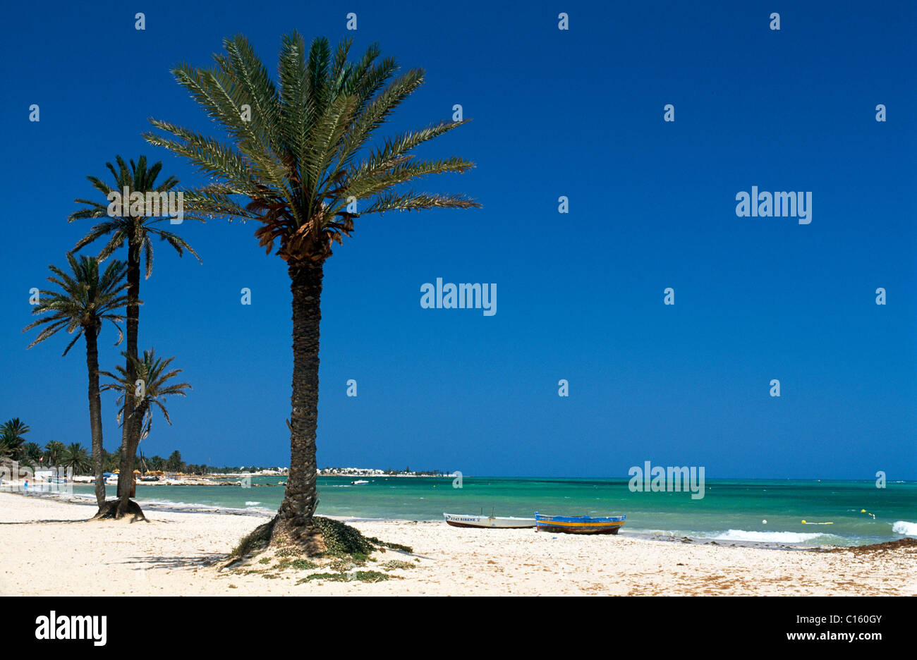 Seguia Beach, Djerba, Tunisia, Africa Stock Photo - Alamy