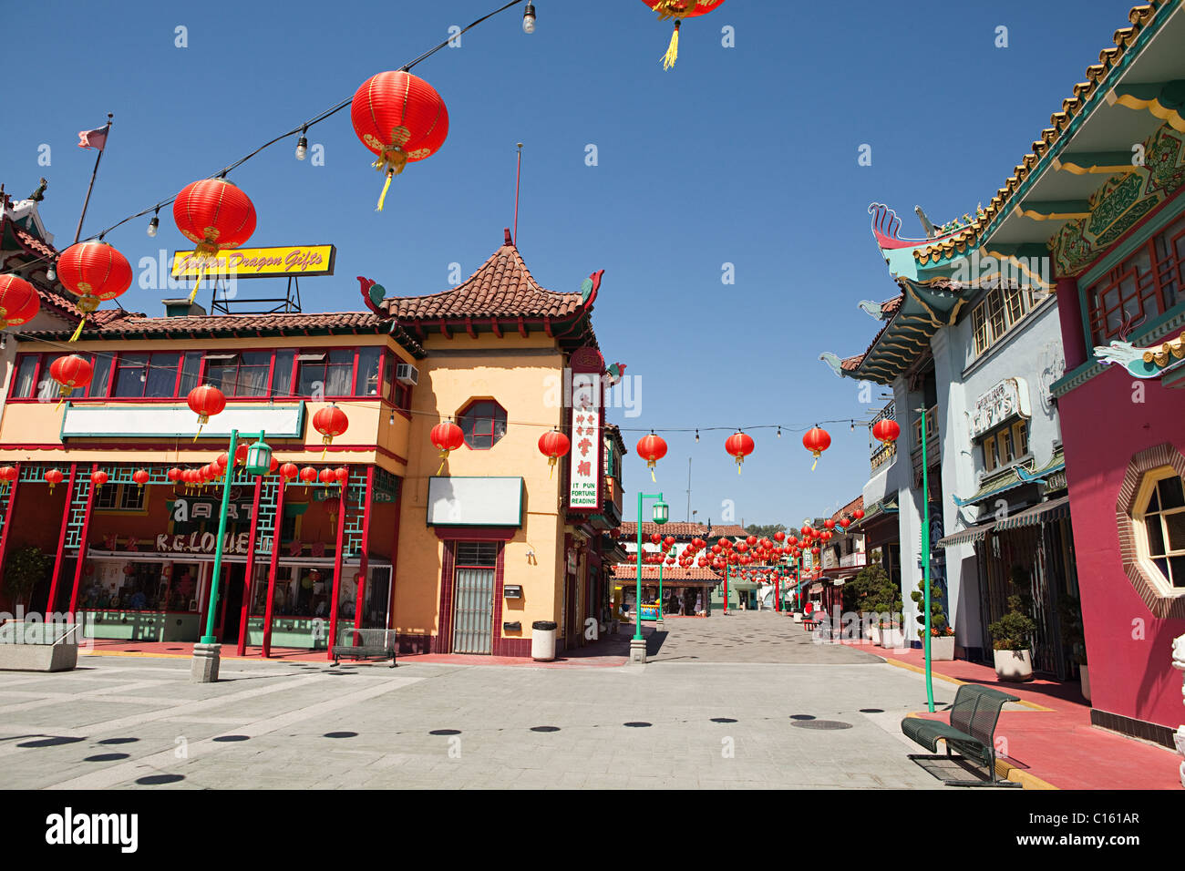 Chinatown, Downtown LA, Los Angeles County, California, USA Stock Photo ...