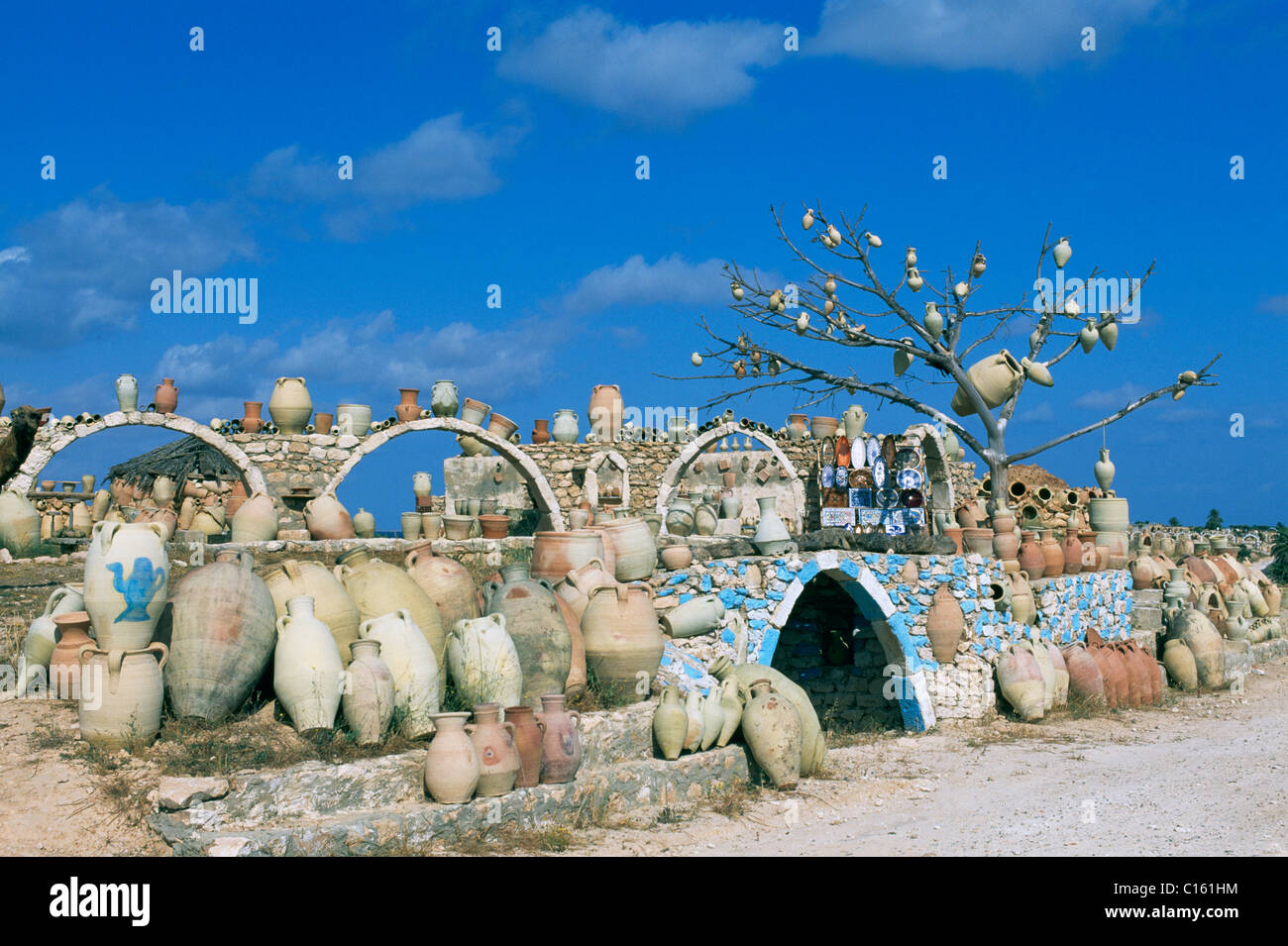 Pottery, Guellala, Djerba, Tunisia, Africa Stock Photo - Alamy