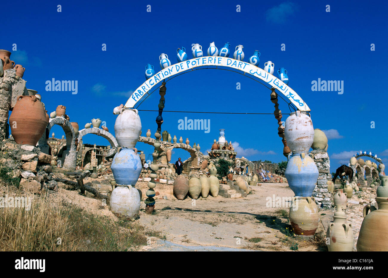 Pottery, Guellala, Djerba, Tunisia, Africa Stock Photo - Alamy