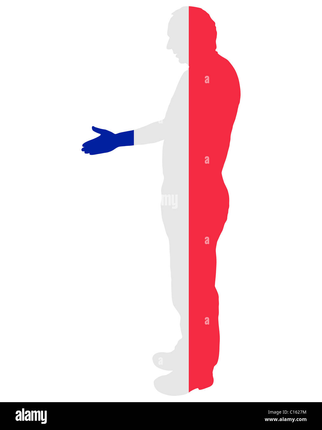 Tricolore the french national flag Cut Out Stock Images & Pictures - Alamy