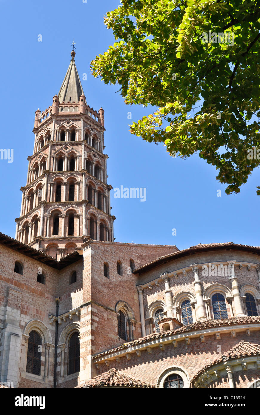St Sernin Basilica in Toulouse - France Stock Photo - Alamy