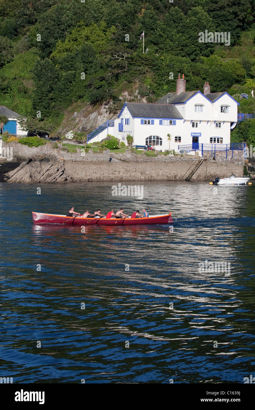 River Fowey; looking to Ferryside; Fowey; Cornwall Stock Photo - Alamy