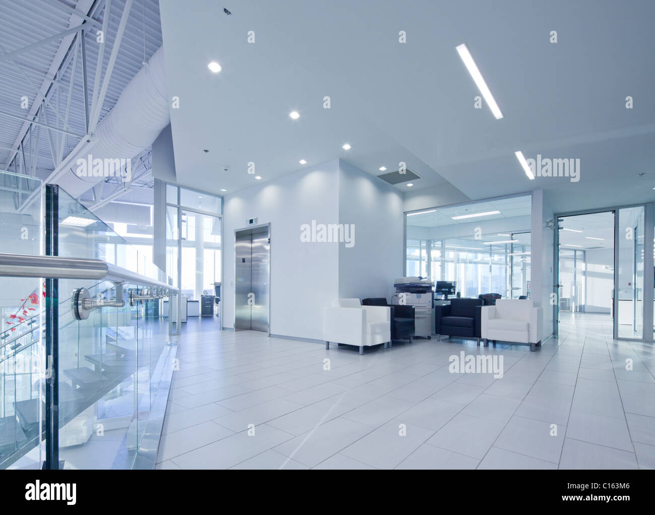 The interior of modern office building Stock Photo - Alamy