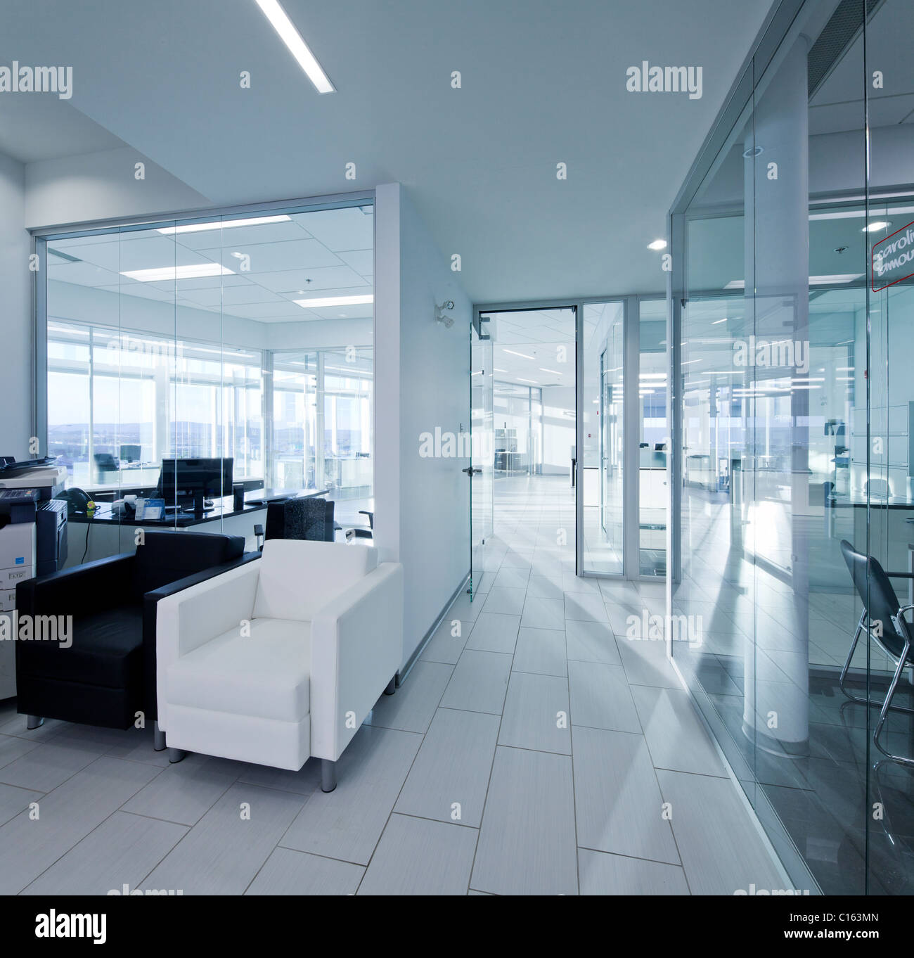 The interior of modern office building Stock Photo - Alamy
