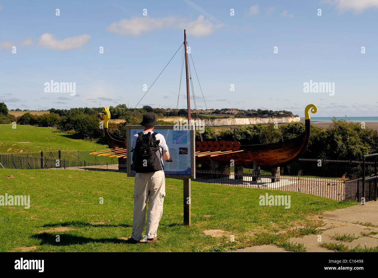 Viking ship hugin boat hi-res stock photography and images - Alamy