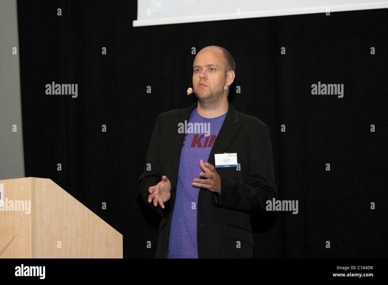 Daniel Ek, one of the founders of the site Spotify Stock Photo - Alamy