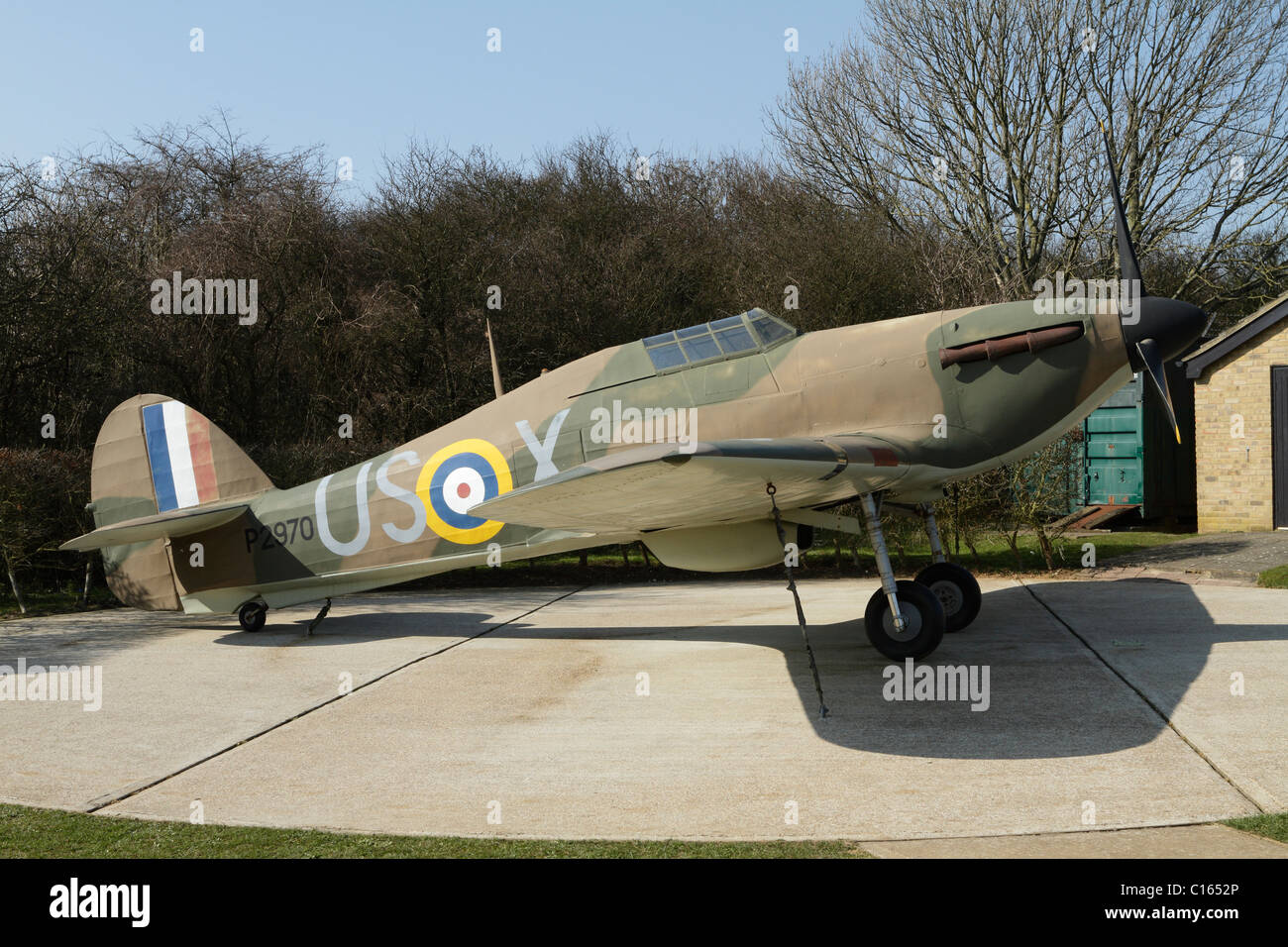The Battle of Britain memorial at Capel le Ferne in Kent. A replica ...