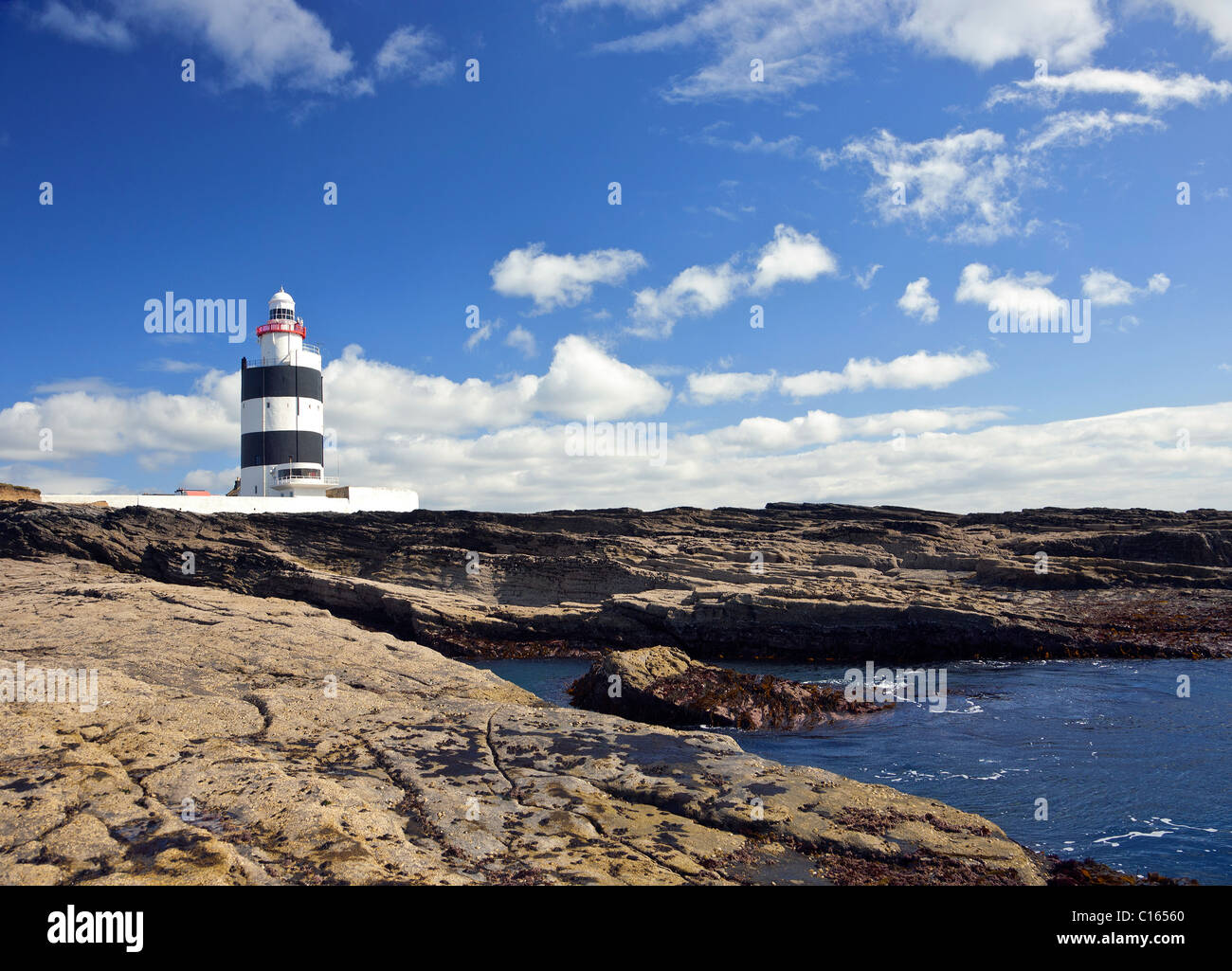 Hook Lighthouse situated at the tip of the Hook Peninsula in County ...